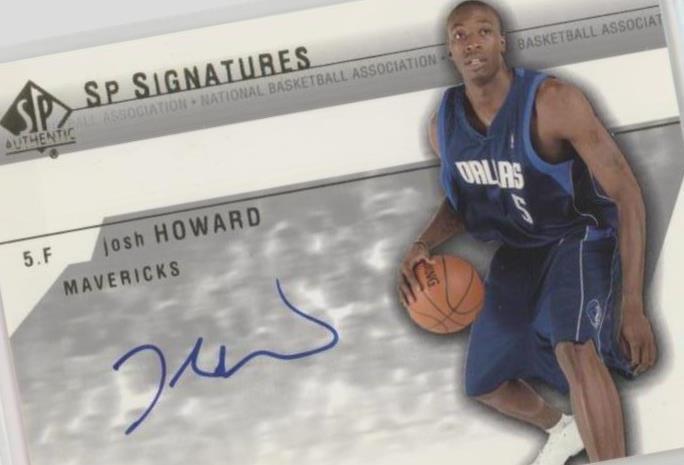 2003-04 SP Authentic - Sp Signatures Josh Howard #JH-A (AU, RC) for ...