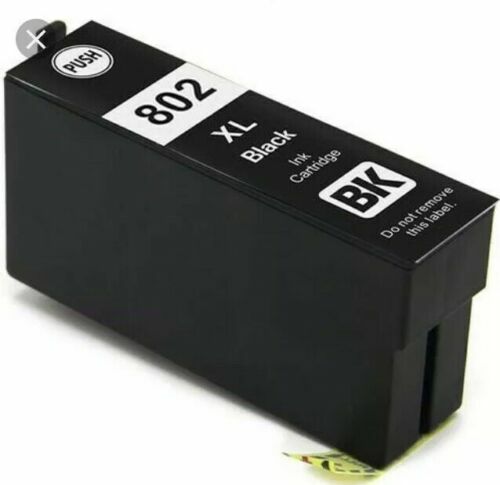 2X Compatible 802XL Black Ink Cartridge For Epson WorkForce WF 4720 ...
