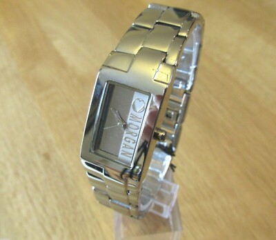 LADIES MORGAN DE TOI WATCH SILVER MIRROR DIAL STAINLESS STEEL BRACELET ...