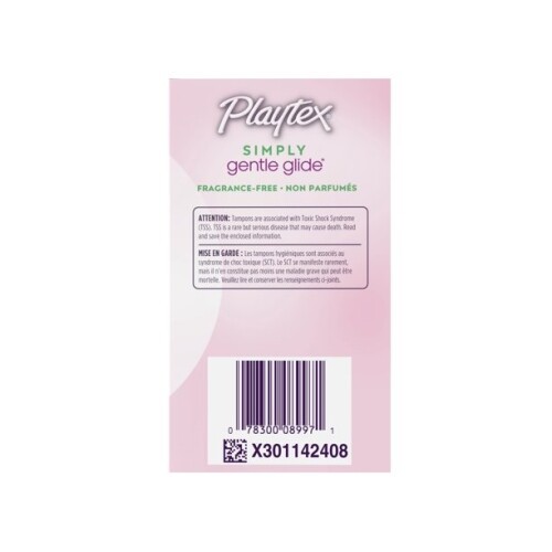 6 Pack Playtex Gentle Glide Tampons MultiPack,Unscented,18regular ...