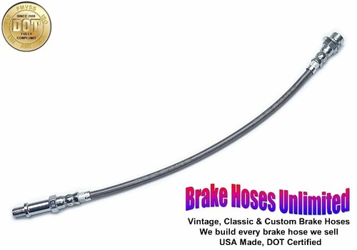 STAINLESS REAR BRAKE HOSE Chevrolet Bel Air, 1951 1952 1953 1954 1955 ...