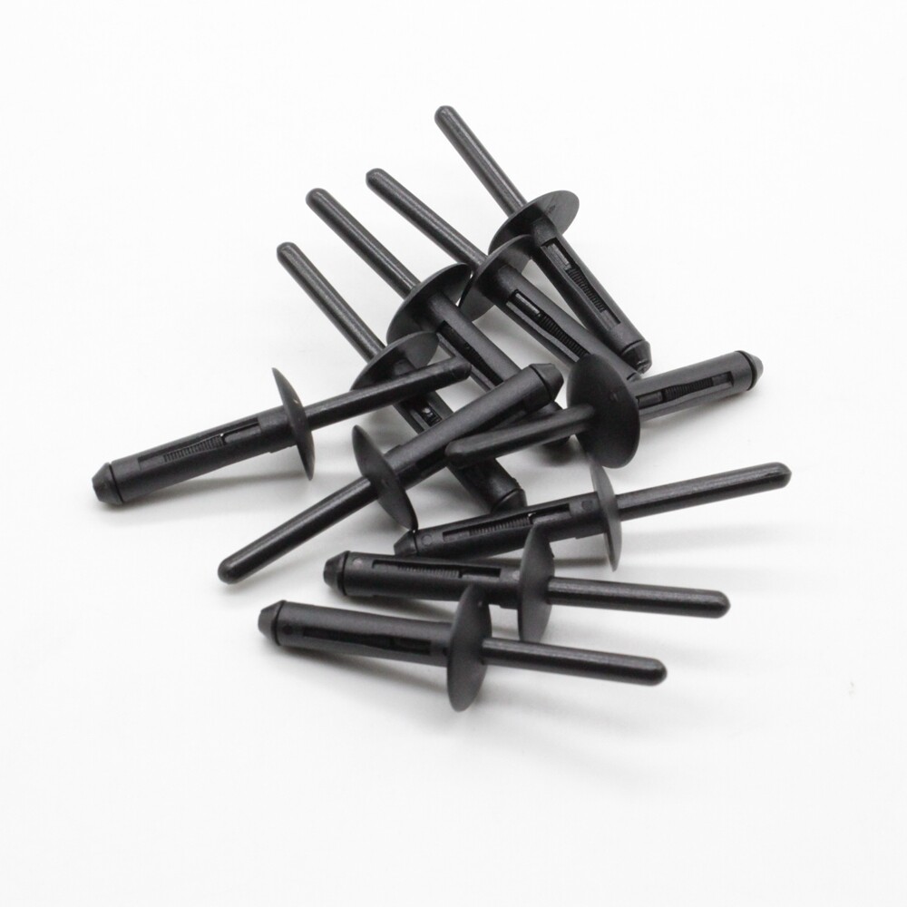 20 Pcs Fits Jeep Dodge Chrysler Bumper Fender Black Nylon Blind Rivets ...