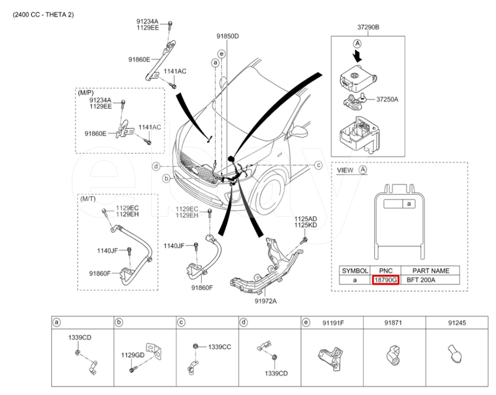 OEM 200A Multi Fuse For KIA Sorento 2015+ #1898008300 | eBay