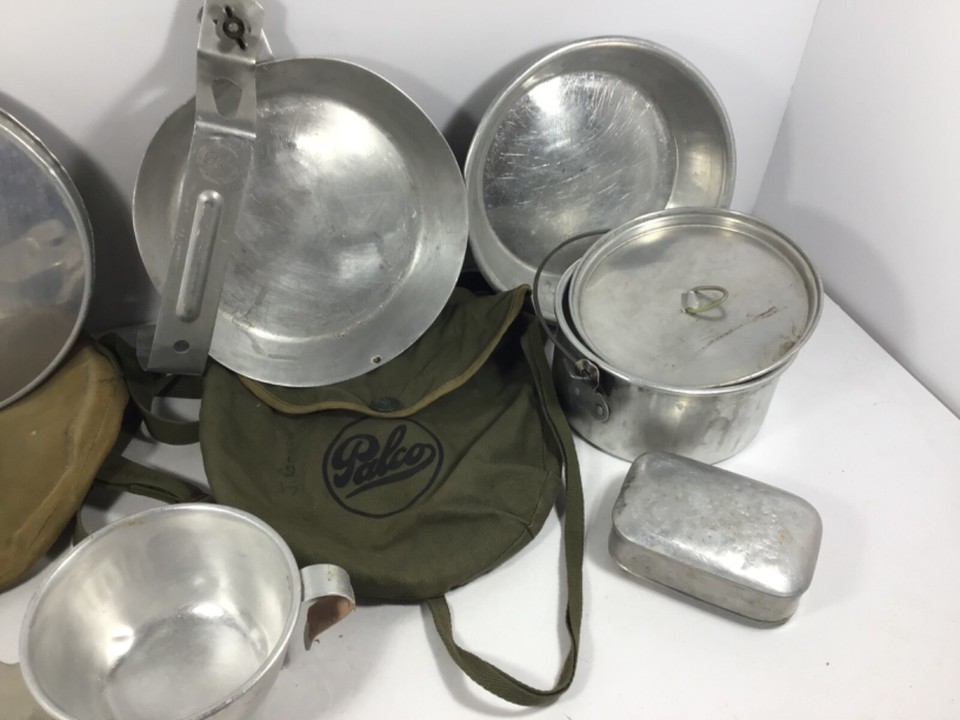 1940's Palco Canteen & Mess Kit w/ Carrying Bags | eBay