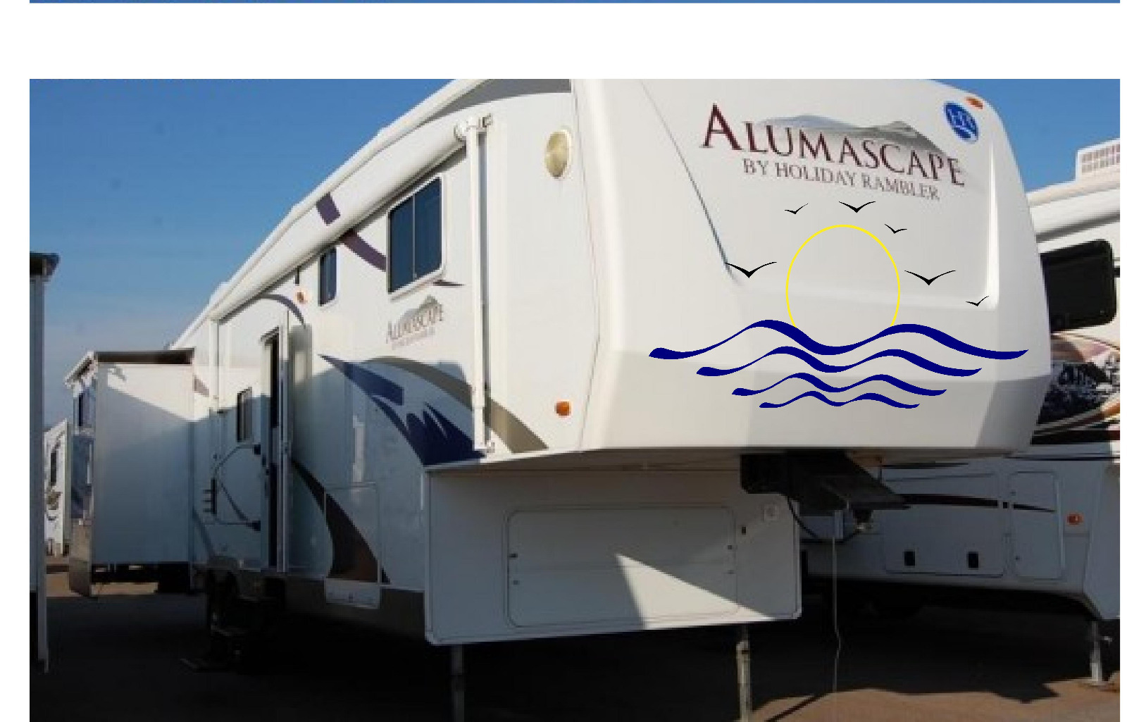 Camper RV Graphic Kit Vinyl Decal Stickers 31x62 | eBay