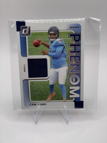 Cam Ward 2025 Panini Donruss PHENOM Patch Rookie Tennessee Titans ...
