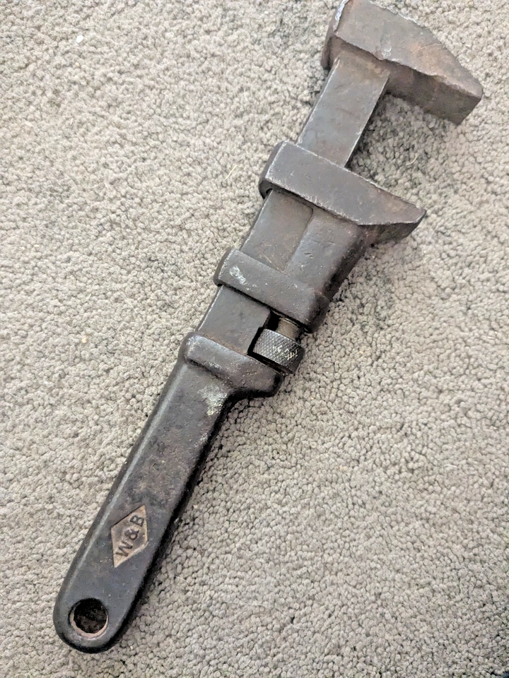 Vintage NYC RR Railroad Special Monkey Wrench 12" Long W&B Whitman ...