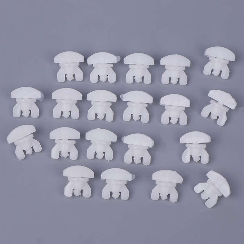 20Pcs Plastic Curtain Track Stoppers Easy Installation Drapery Rails ...