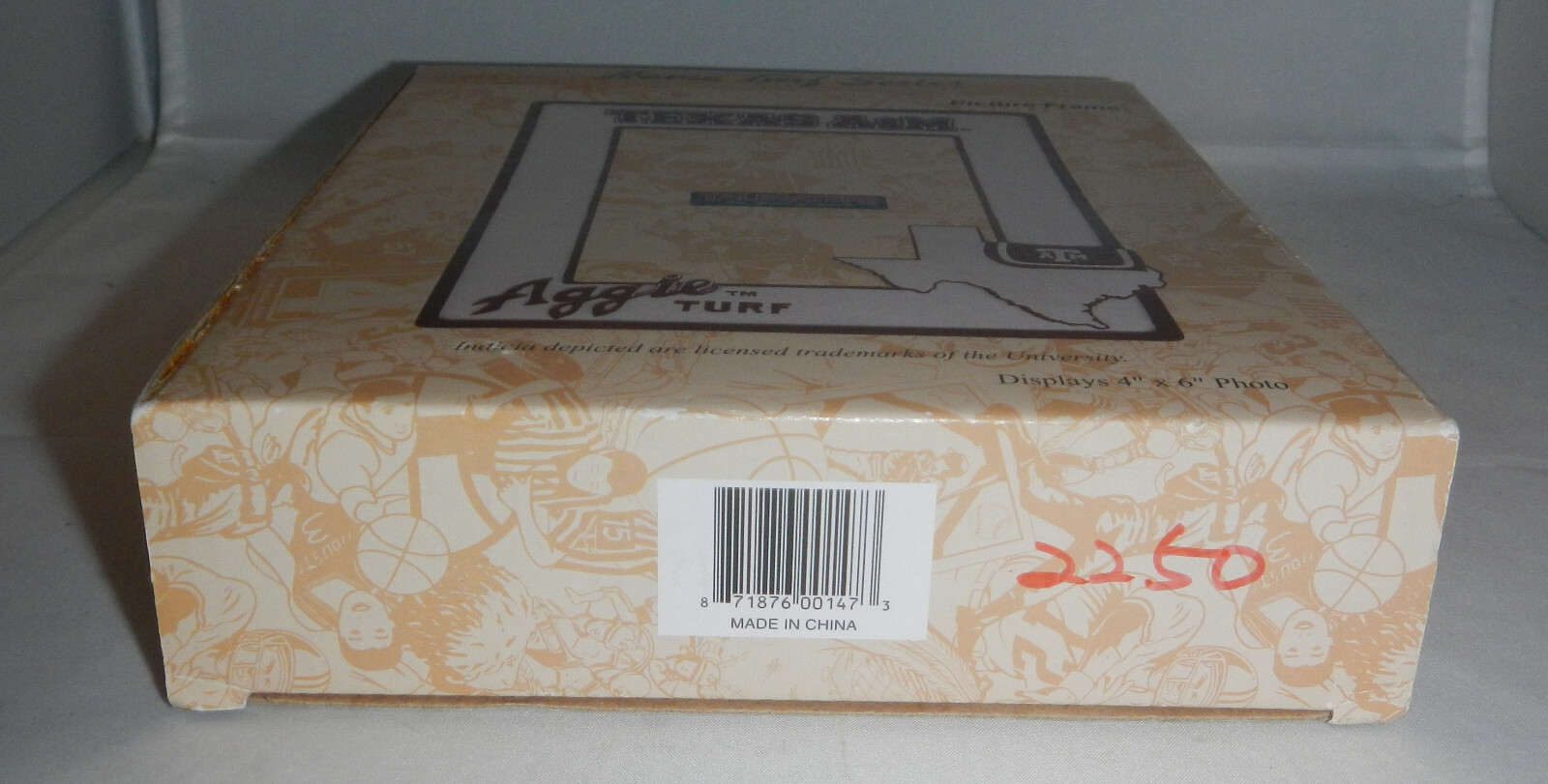 NIB Texas A&M University TAMU Aggies 4x6 Photo Picture Frame Aggie Turf ...