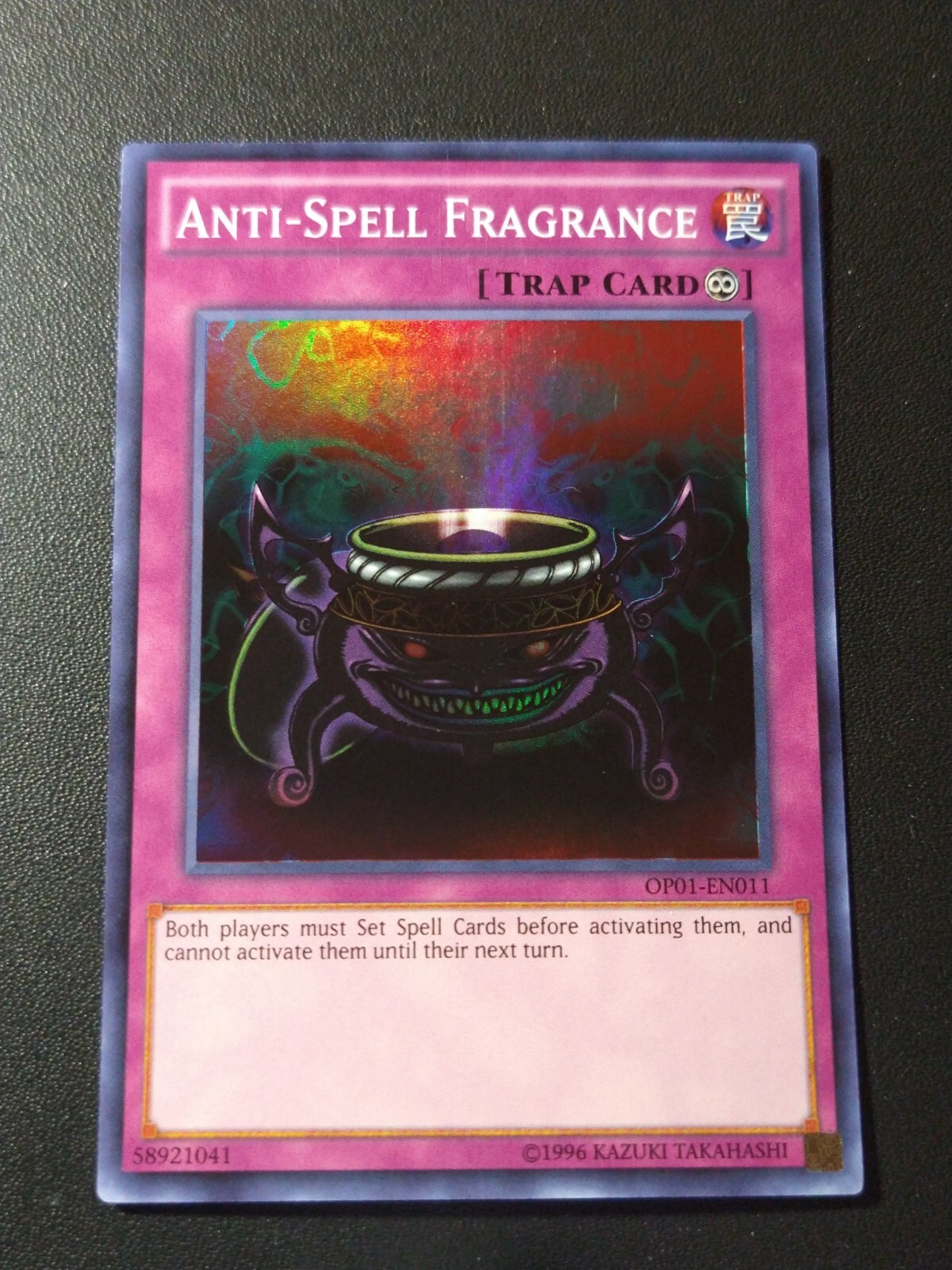Yu-Gi-Oh! Anti-Spell Fragrance OP01-EN011 Super Rare NM | eBay