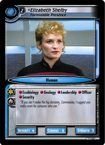 Star Trek 2E: Elizabeth Shelby, Formidable Presence [Ungraded] Premiere ...