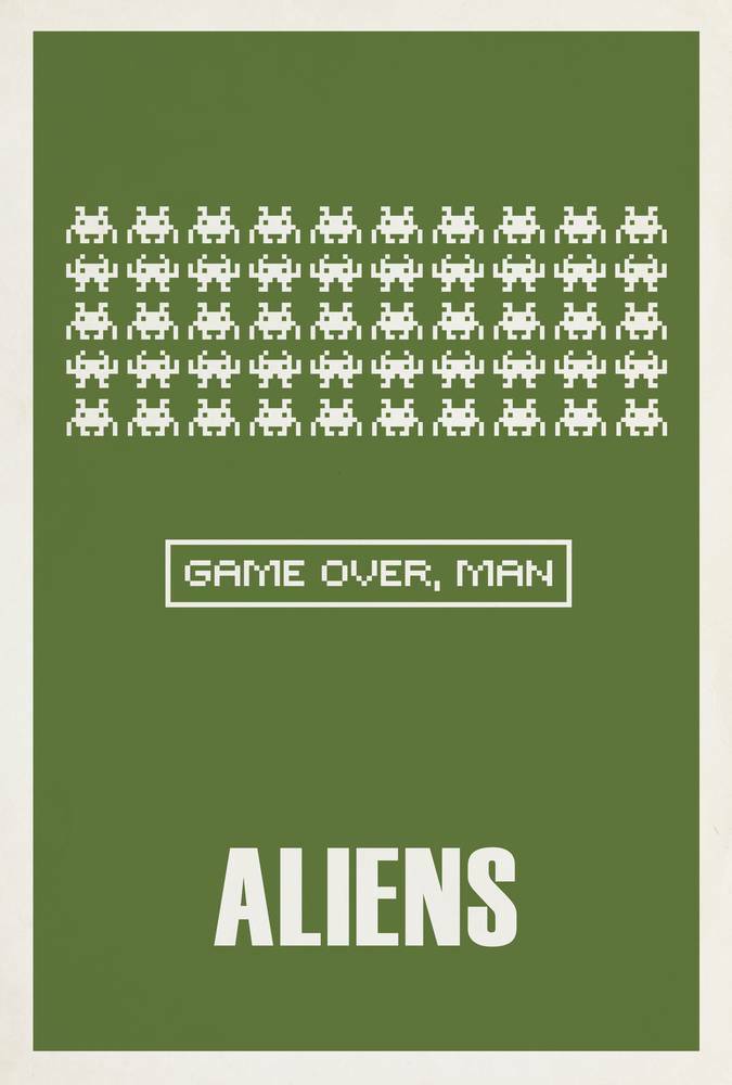 Aliens Minimalist Poster