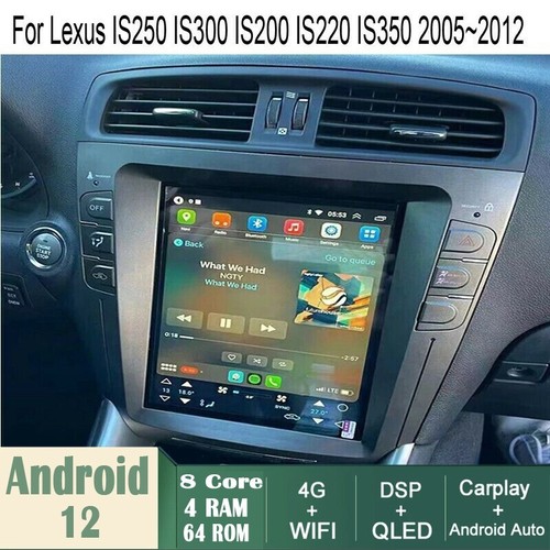 Car Android GPS Navigation Wifi 10.4" For Lexus IS250 IS300 IS200 IS350 ...