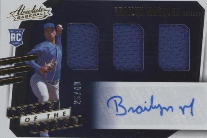 2021 Panini Absolute - Tools of the Trade 3 Swatch Signatures Brailyn ...