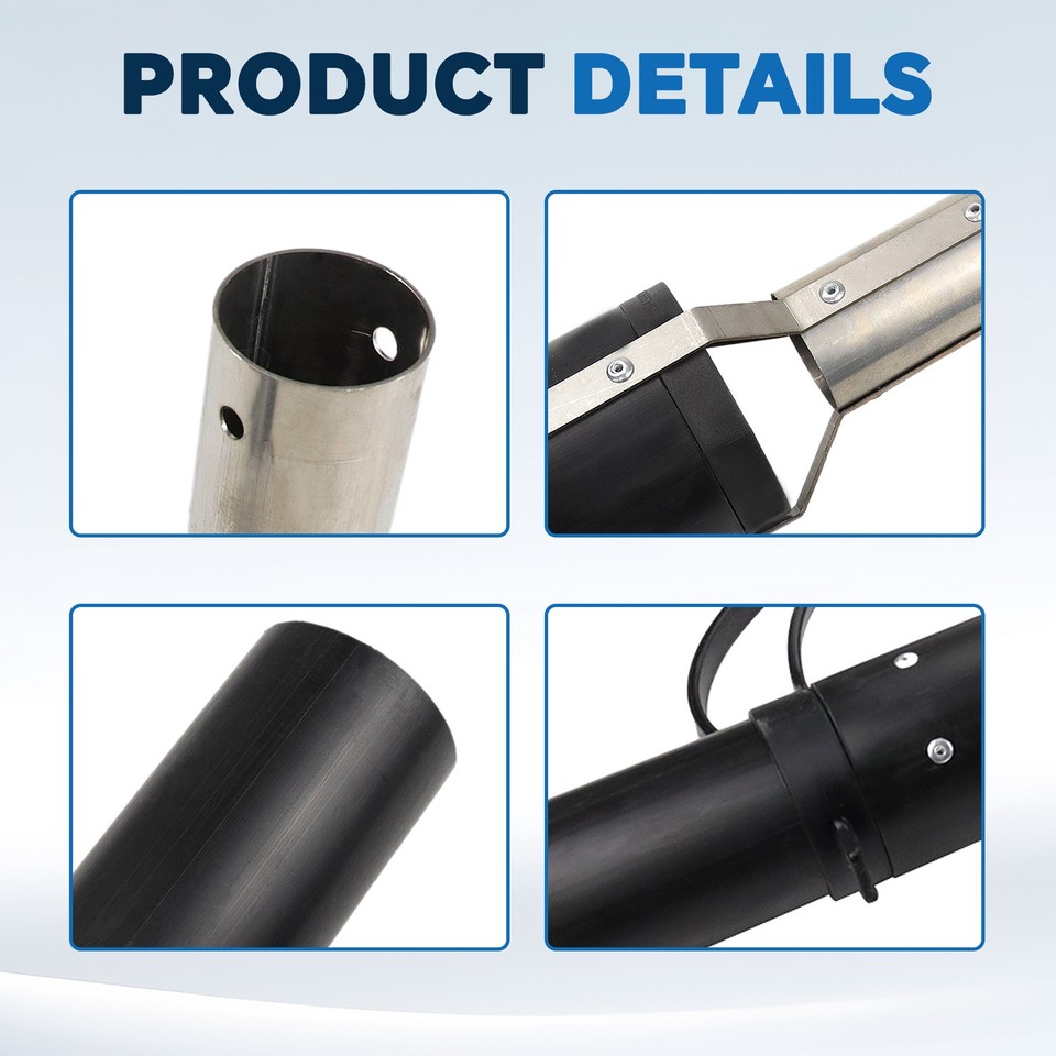 RV Generator Exhaust Venting System Part Black Muffler Pipe Extension ...