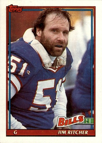 1991 Topps NFL Jim Ritcher #58 | eBay