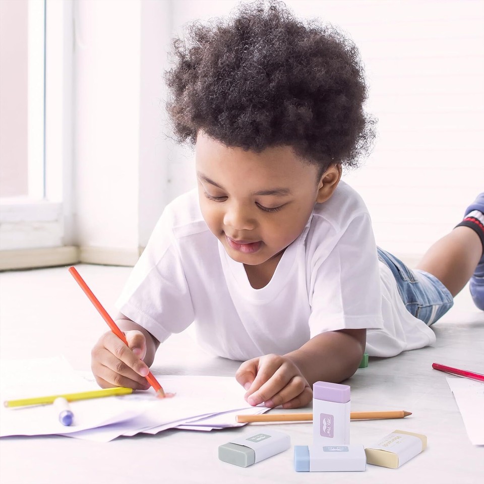 Mr. Pen- Erasers, 10 Pack, Pencil Eraser, Muted Morandi Colors, Erasers ...