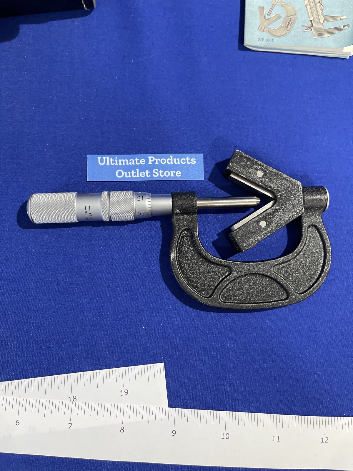 Scherr Tumico No. 971 Outside V-Anvil Tubular Micrometer 0.001 ...