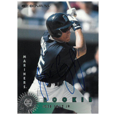 Jose Cruz Jr. signed Seattle Mariners 1997 Donruss Rookie Baseball Card ...
