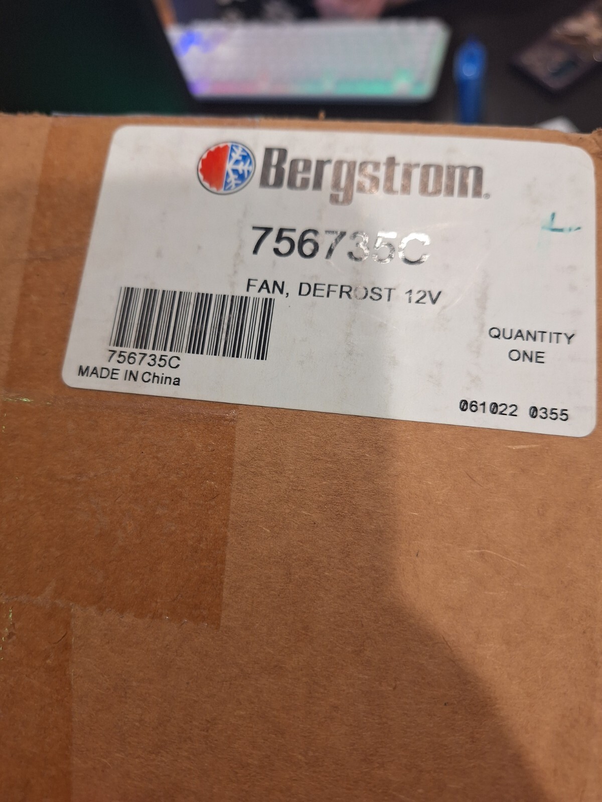 Bergstrom Defrost Fan 756735C | eBay