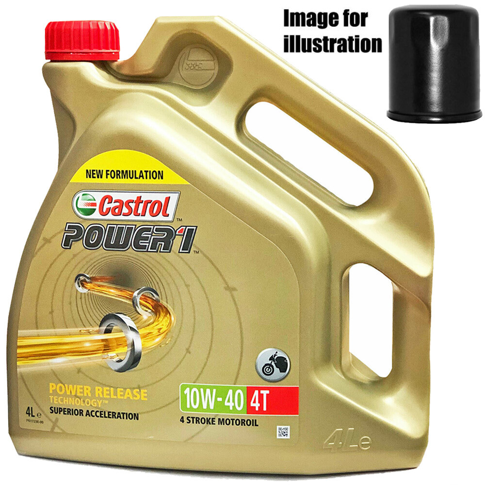 Yamaha XV 1700 PC-R Warrior 5PX4 2003 Castrol 10w40 Power 1 Oil and ...