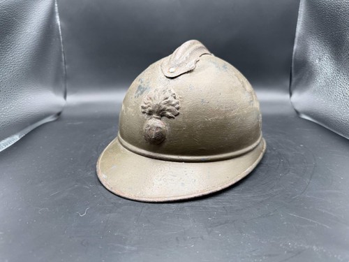 WWI WW1 Original French Infantry M15 Adrian Helmet! | eBay