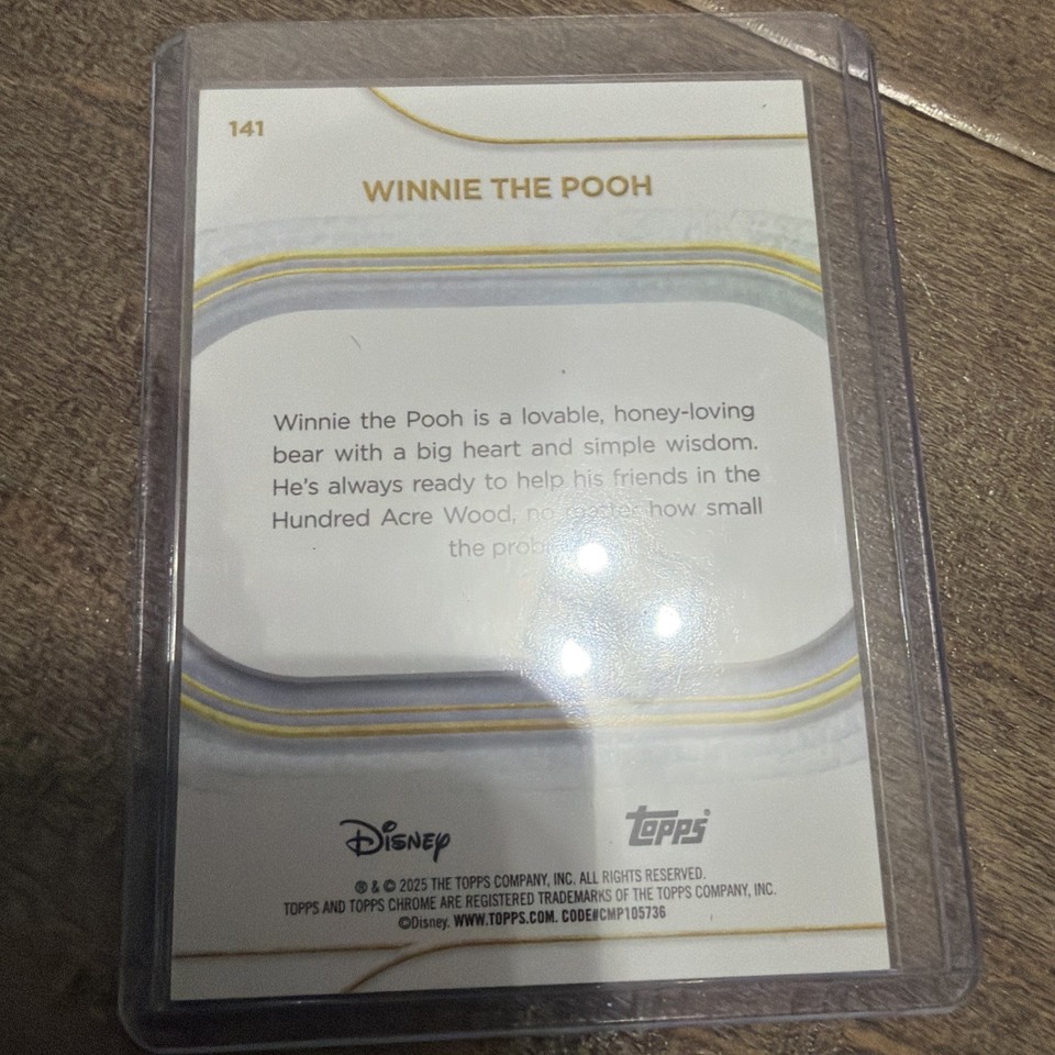 2025 topps chrome disney Winnie The Pooh 16/50 very Rare | eBay