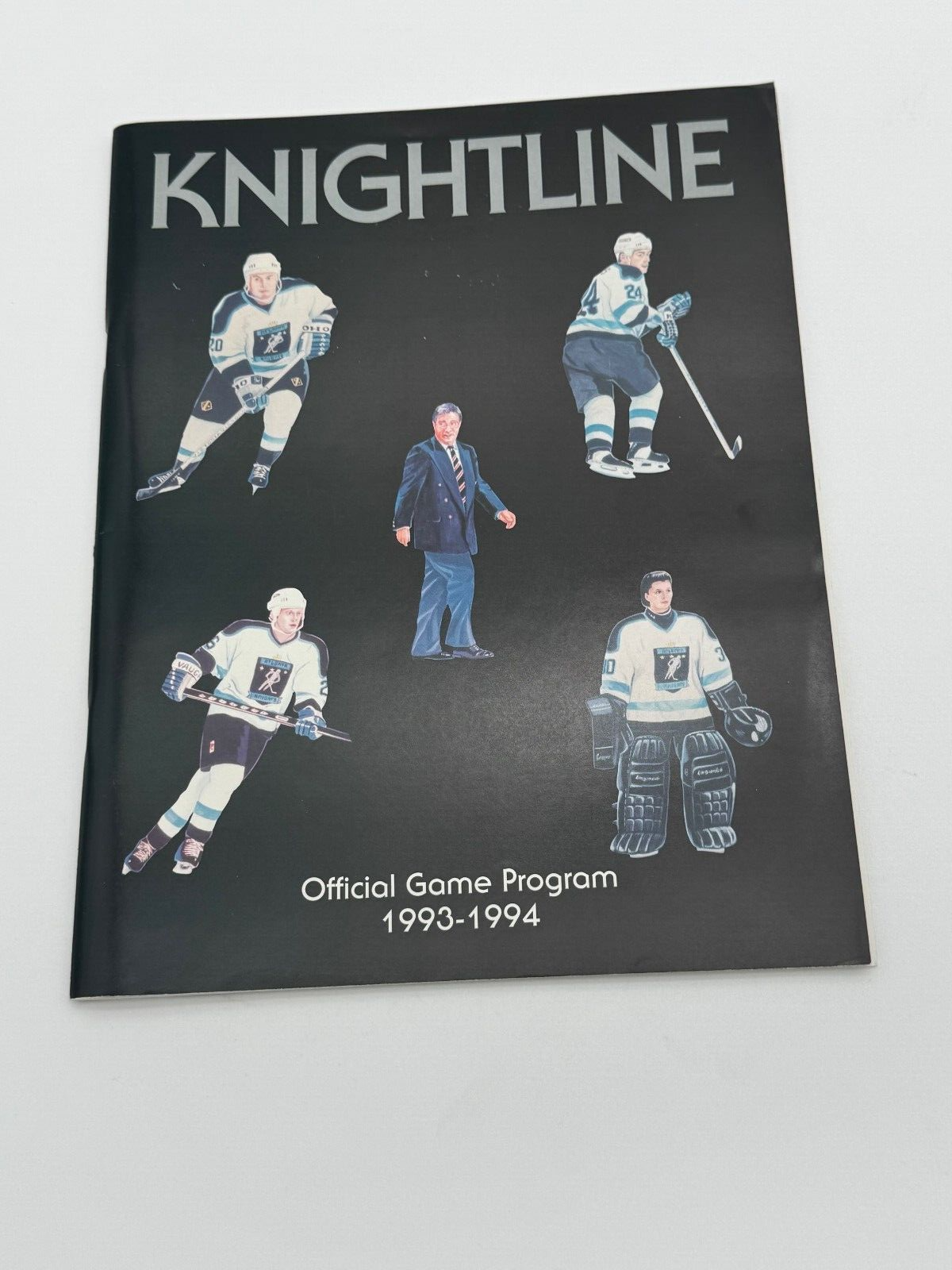 1993 Atlanta Knights v San Diego Gulls ECHL Hockey Program JC Bergeron ...