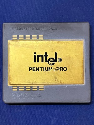 Intel Pentium Pro 200 MHz 256K BP805201 200 SU104 Rare Vintage CPU | eBay