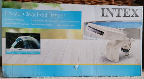 Intex MultiColor LED Pool Sprayer for Above Ground Swimming Pools ...