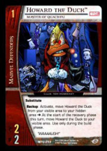 VS System: Howard the Duck, Master of Quack-Fu [Played] Marvel Team-Up ...