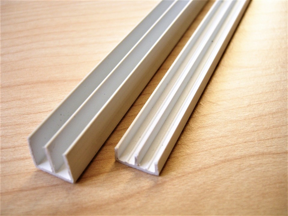 3ft VIVARIUM GLASS RUNNERS TRACK SELF ADHESIVE FOR 4MM GLASS 90CM LONG ...