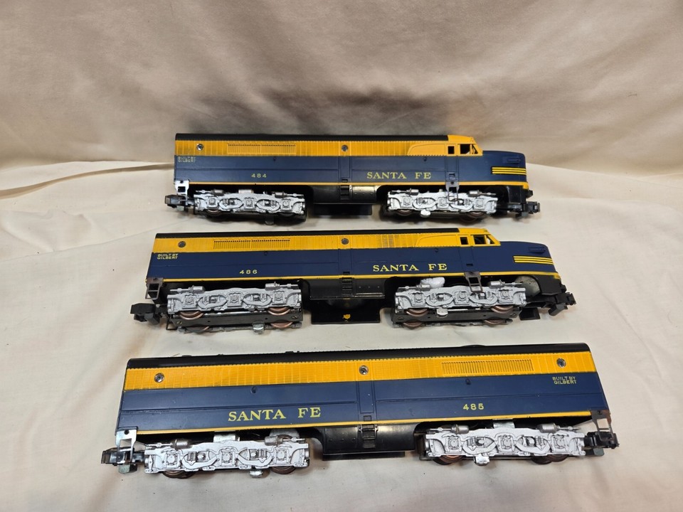 American Flyer Santa Fe ABA Units 484 485 486 | eBay