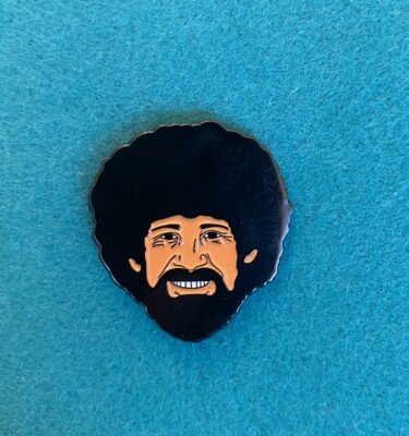 Bob Ross “The Joy If Painting Show” Painter Lapel Pin | eBay