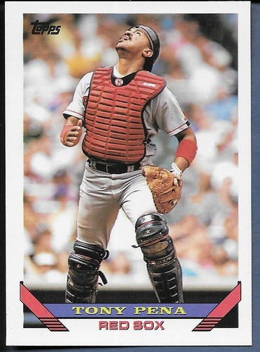 1993 Topps #618 Tony Pena Red Sox 8 - NM/MT | eBay