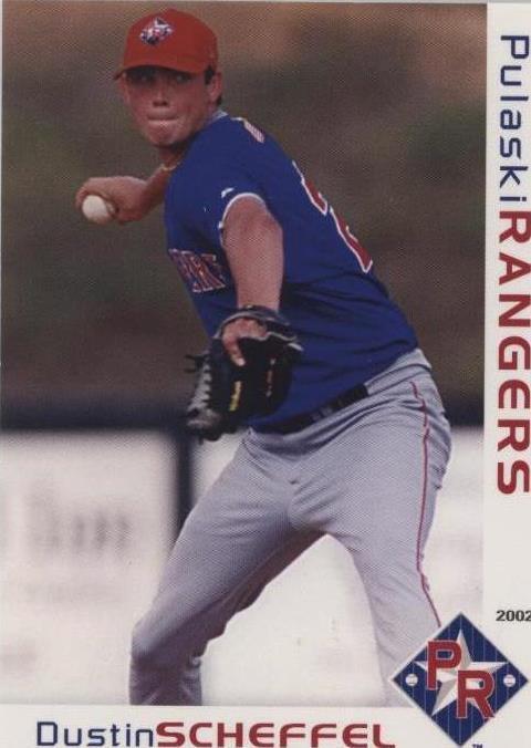2002 Grandstand Pulaski Rangers - Dustin Scheffel (RC) for sale online ...
