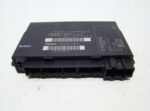 AUDI A4 8H CABRIO/CONVERTIBLE COMFORT/CONVENIENCE CONTROL MODULE BCM ...