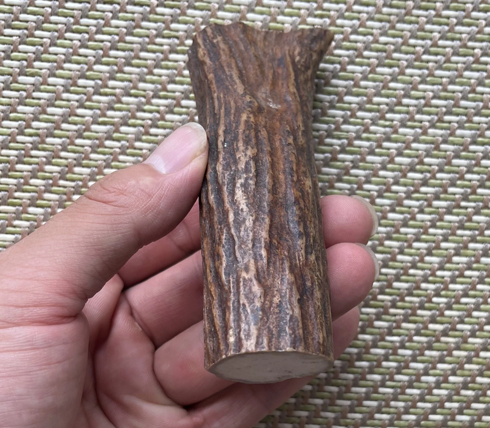 New Arrived Moose Antler Stag Taper Roll Knife Scale Handle Materials ...