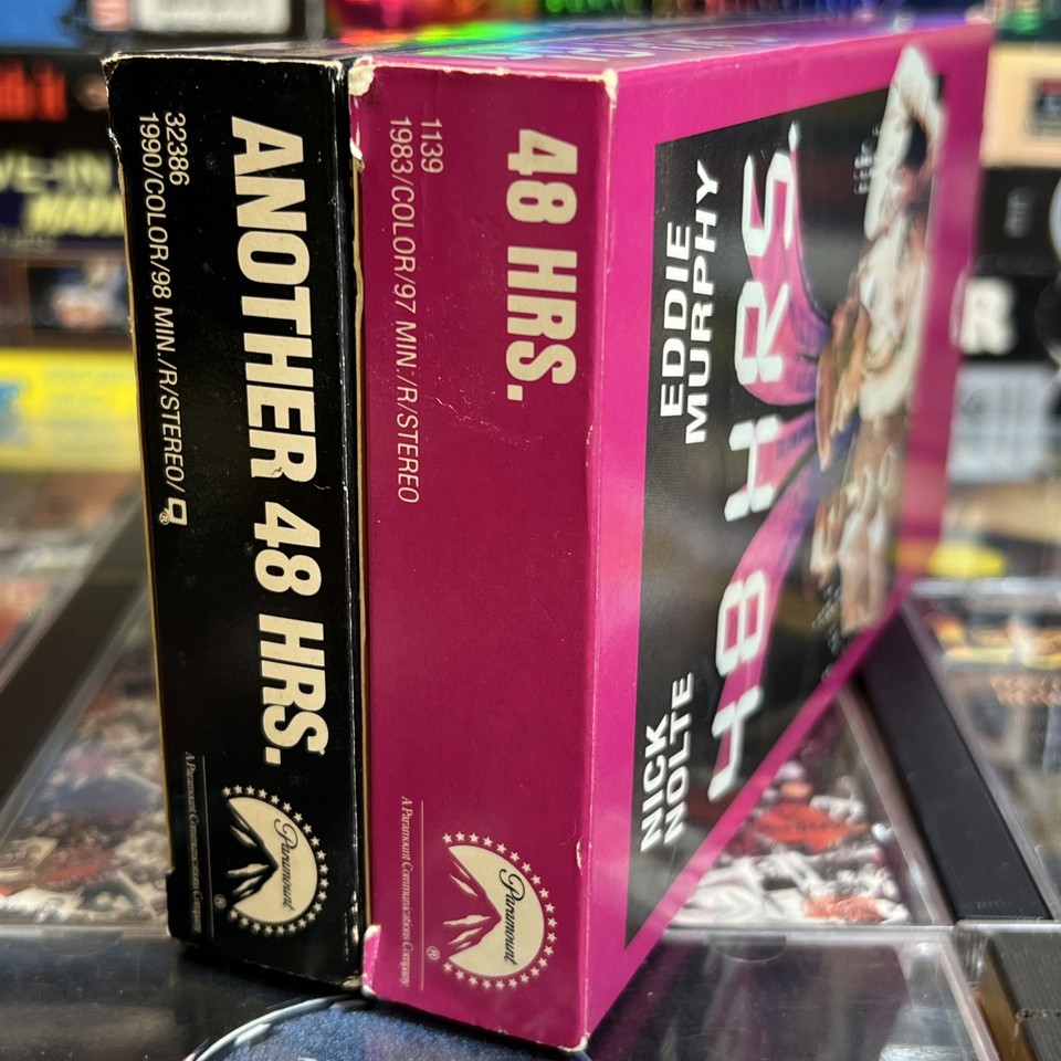 48 Hrs / Another 48 Hours VHS Lot Tested Eddie Murphy Nick Nolte Action ...