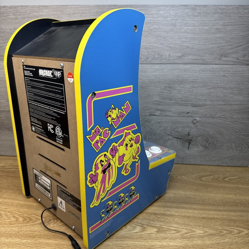 Arcade 1 Up Ms Pacman 8261 Countercade 4 in 1 Dig Dug II~Galaga~Pacman ...