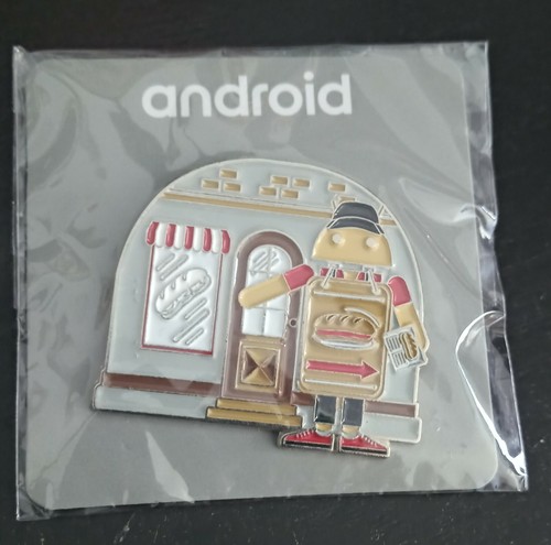 Enamel Pin Badge Android Mobile World Congress Barcelona Spain New | eBay