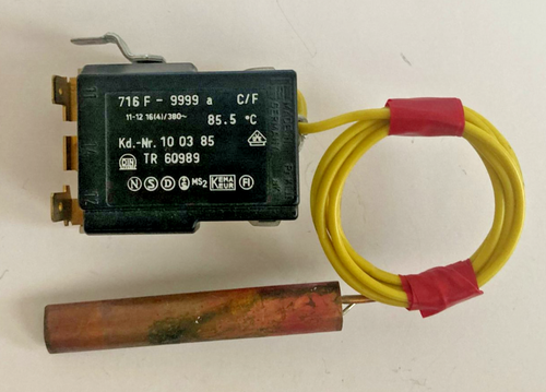 Vaillant Temperaturregler TR 60989 Kd.-Nr. 10 03 85 / 716 F 1726 VK VKS ...