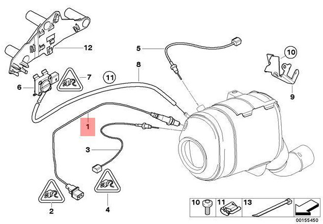 BMW Oxygen Sensor Lambda 13627791592 7791592 for sale online | eBay