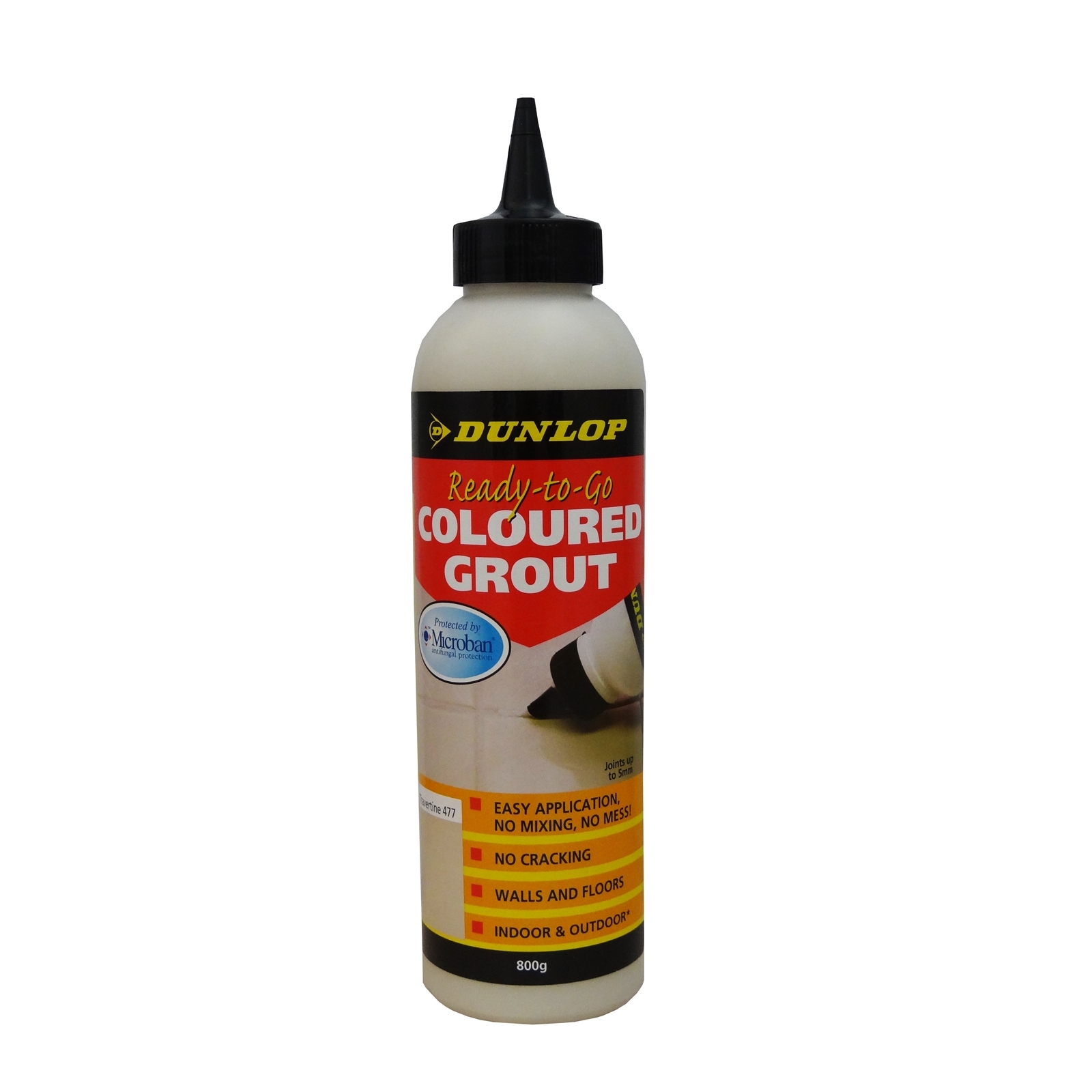 Dunlop READY-TO-GO COLOURED GROUT 800gm*USA Brand-Buff, Travertine Or ...