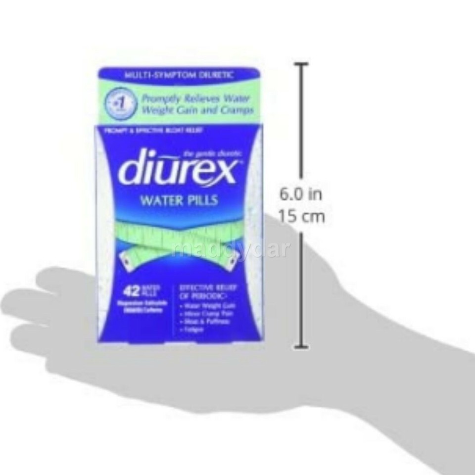 Diurex Diuretic Water Pills Pain Relief, Cramps & Fatigue Multi Purpose ...