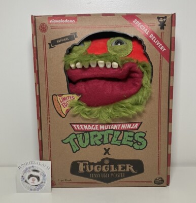 Fuggler Monsters X TMNT Ninja Turtles 22CM Plush Raphael Raphl Limited ...