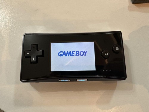 Nintendo Game Boy Micro Black Console w/ 3 Games & AC Adapter Japan ...