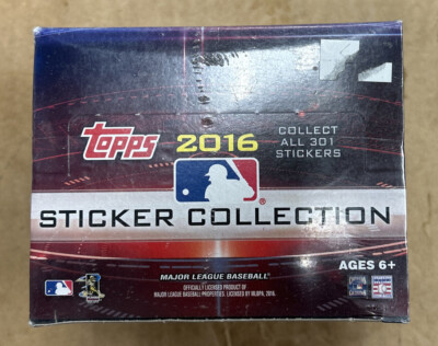 2016 Topps Baseball MLB Stickers Factory Sealed Box 50 Packs | eBay