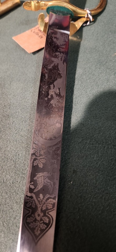 Authentic German Imperial Hunting Cutlass Dagger Sword Knife Solingen ...