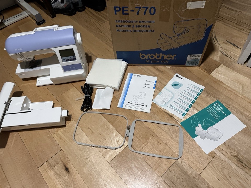 Brother PE770 5x7 inch Computerized Sewing Machine 728653645422| eBay